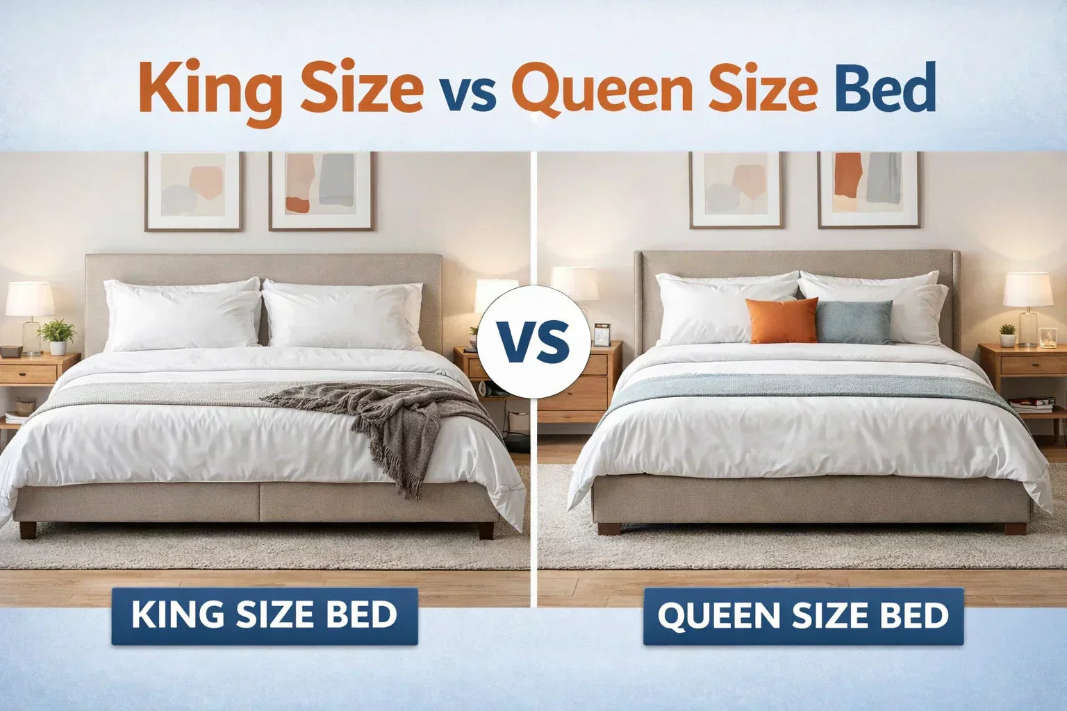 Bed King Size Queen Size