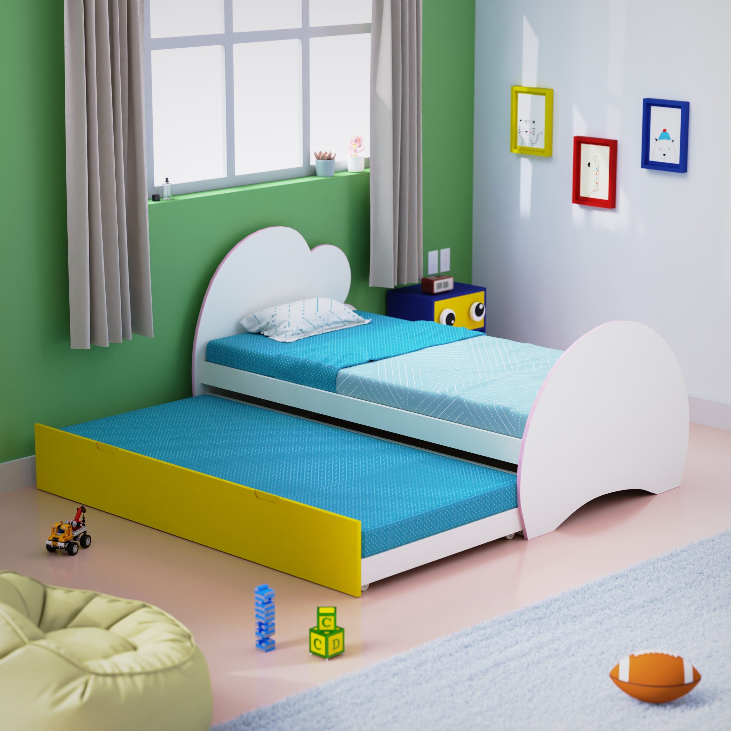 Buy Boingg Cloud Tails Trundle Bed Online at 16% Off