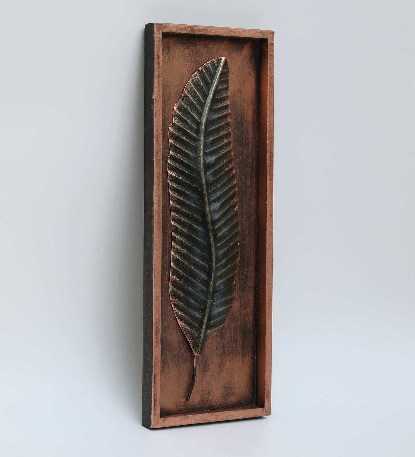 MDF Lara Leaf Wall Mounted and Hanging Sculpture Wall Decor Art ...