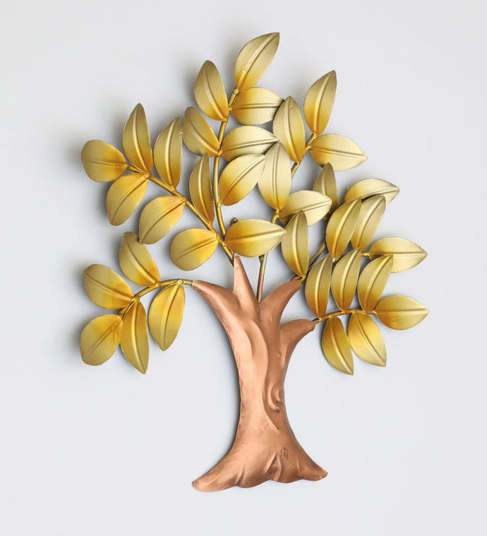 Buy Vedas Mihir Golden Tree of Wisdom & Life Wall Mounted and Hanging ...