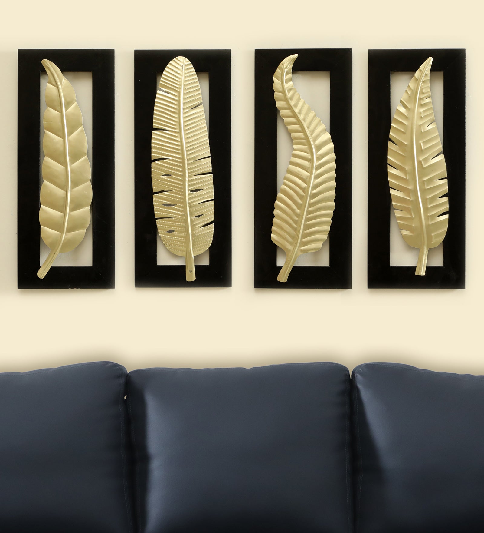 MDF Vantara Leaf Wall Mounted and Hanging Sculpture Wall Decor Art - S ...