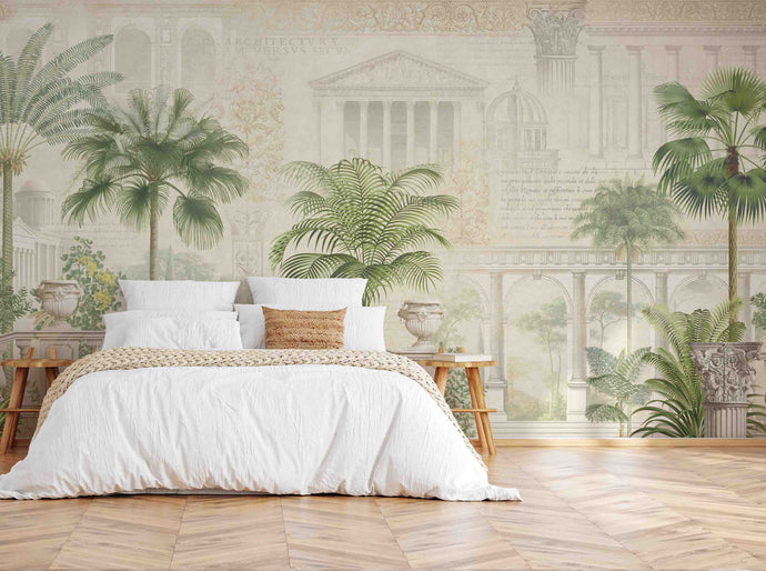 Buy Tropical Canvas Texture Custom Design Wallpaper | Model AB-TP-046 ...