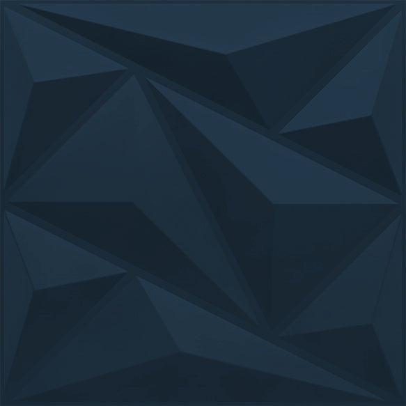 Buy Elevate Alps 3D Wall Panel (Non-Self Adhesive) - Navy Blue | 500mm ...