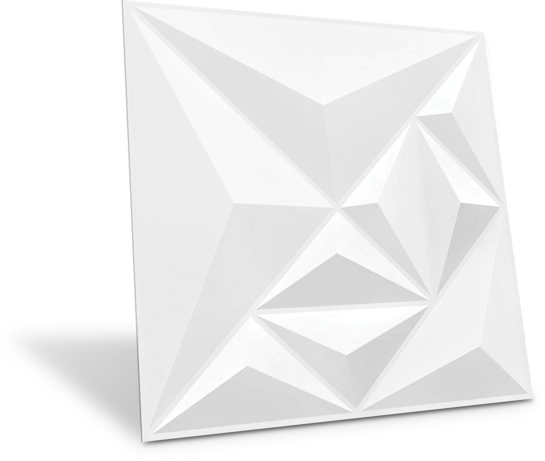 Buy Elevate Alps 3D Wall Panel (Non-Self Adhesive) - White | 500mm x ...