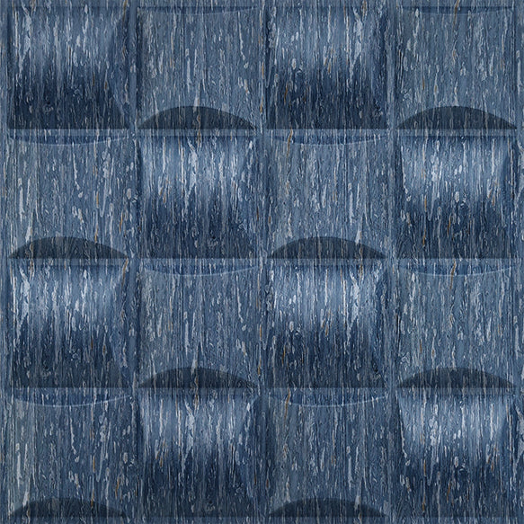 Buy Elevate Block 3D Wall Panel (Non-Self Adhesive) - Electric Blue | 500mm x 500mm | (Pack of ...