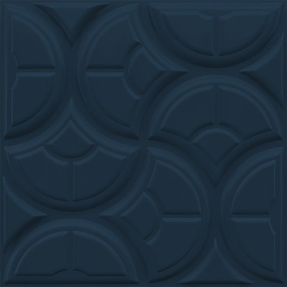 Buy Elevate Luna 3D Wall Panel (Non-Self Adhesive) - Navy Blue | 500mm ...