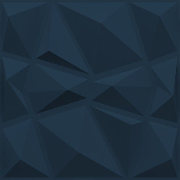 Buy Elevate Stone 3D Wall Panel (Non-Self Adhesive) - Navy Blue | 500mm ...