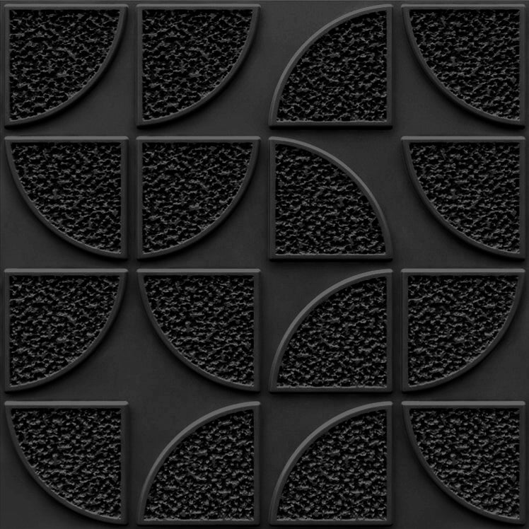 Buy Elevate Self-Adhesive 3D Wall Panel| Model TP-103 | Black | 500mm x ...