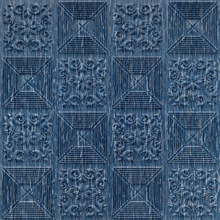 Buy Elevate Self-Adhesive 3D Wall Panel| Model TP-104 | Electric Blue ...