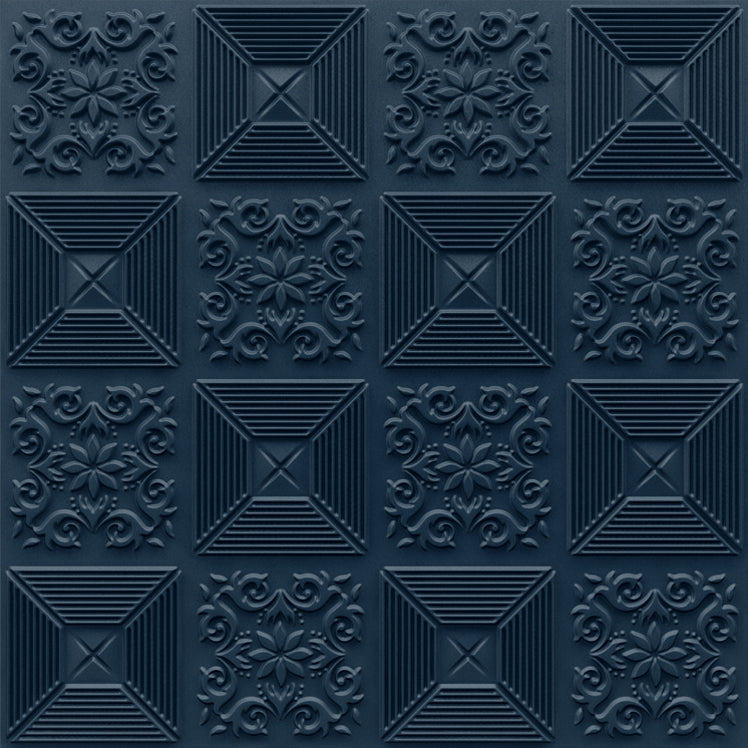 Buy Elevate Self-Adhesive 3D Wall Panel| Model TP-104 | Navy Blue ...