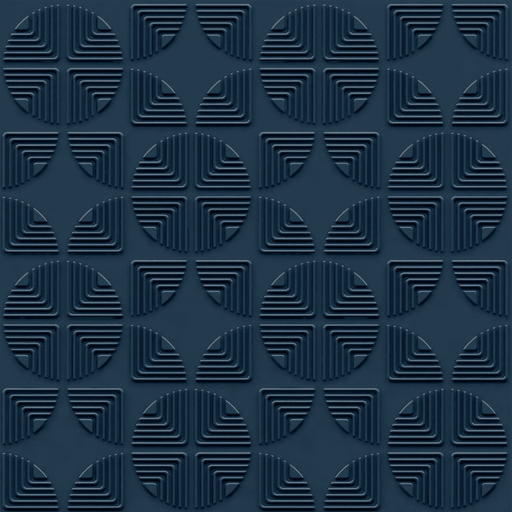 Buy Elevate Self-Adhesive 3D Wall Panel| Model TP-109 | Navy Blue ...